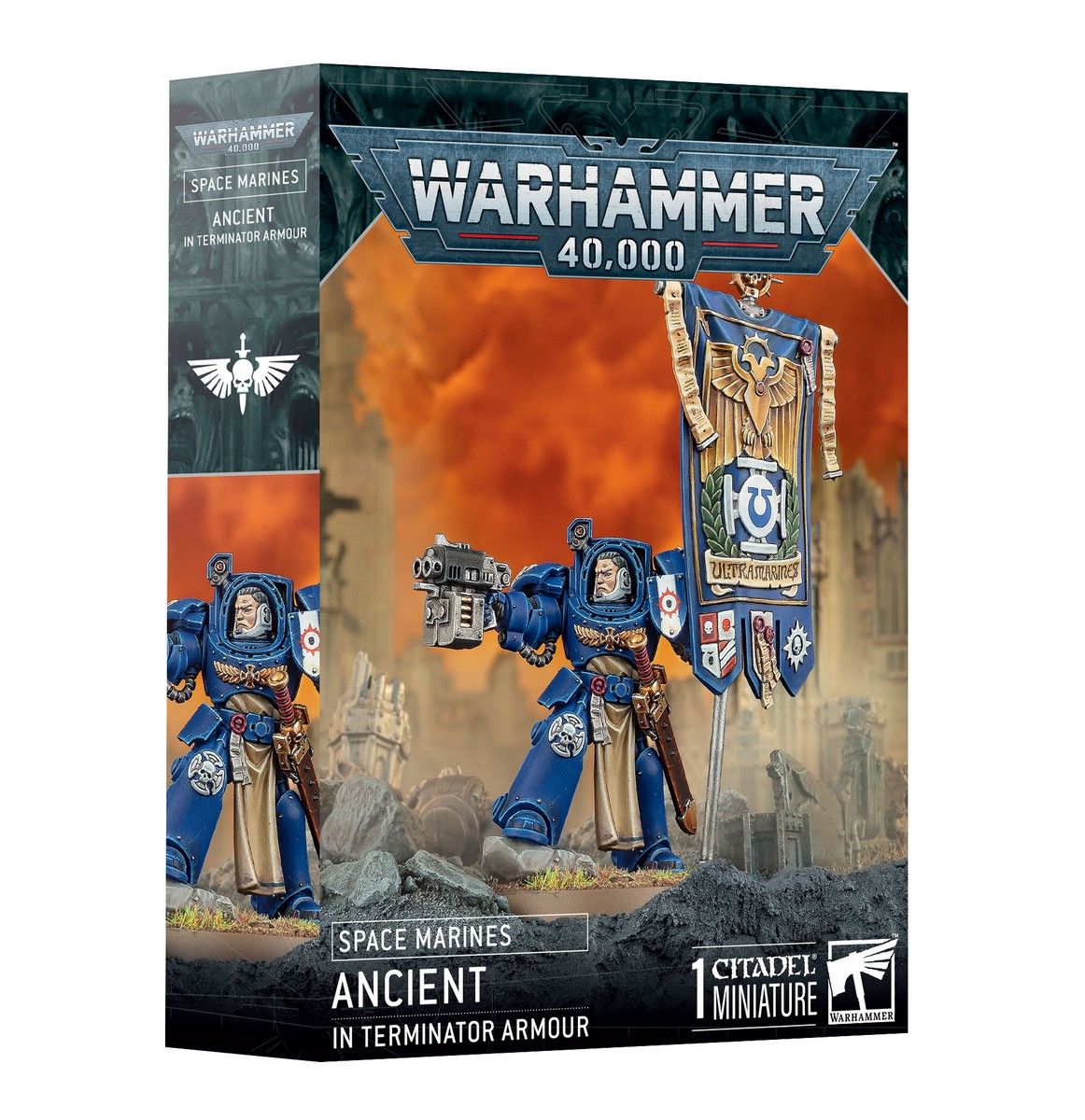 Space Marines: Ancient in Terminator Armour Games Workshop 99120101455 ...