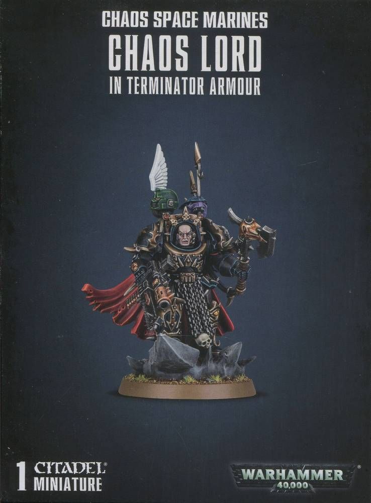 Chaos Space Marines: Chaos Lord in Terminator Armour | Occam Distribution