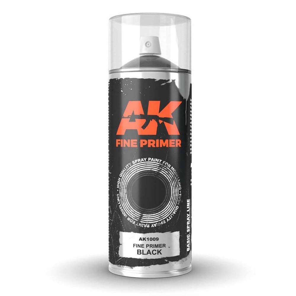 Fine Primer Black - Spray 400ml (Includes 2 nozzles) AK1009 | Occam ...