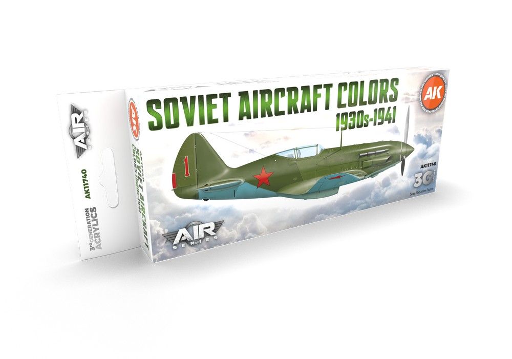 Soviet Aircraft Colors 1930s -1941 Set 3rd Gen AK11740 | Occam Distribution