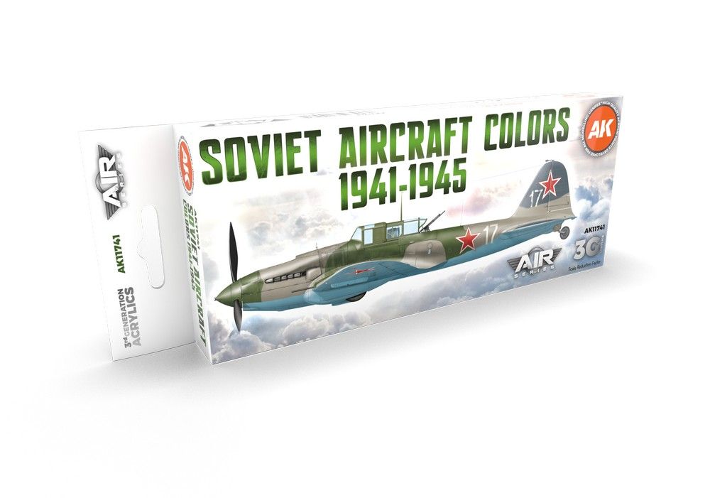 Soviet Aircraft Colors 1941 - 1945 Set 3rd Gen AK11741 | Occam Distribution