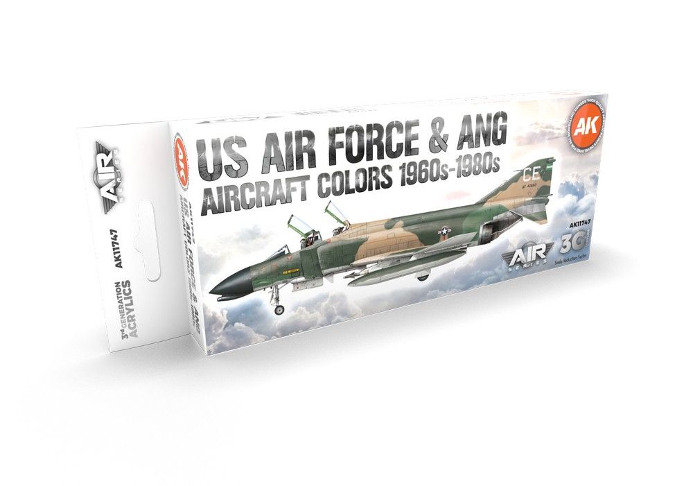 US Air Force & ANG Aircraft 1960s-1980s Set 3rd Gen AK11747 | Occam ...