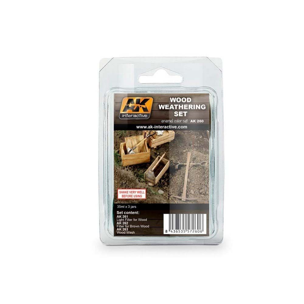 Wood Weathering Set AK260 | Occam Distribution