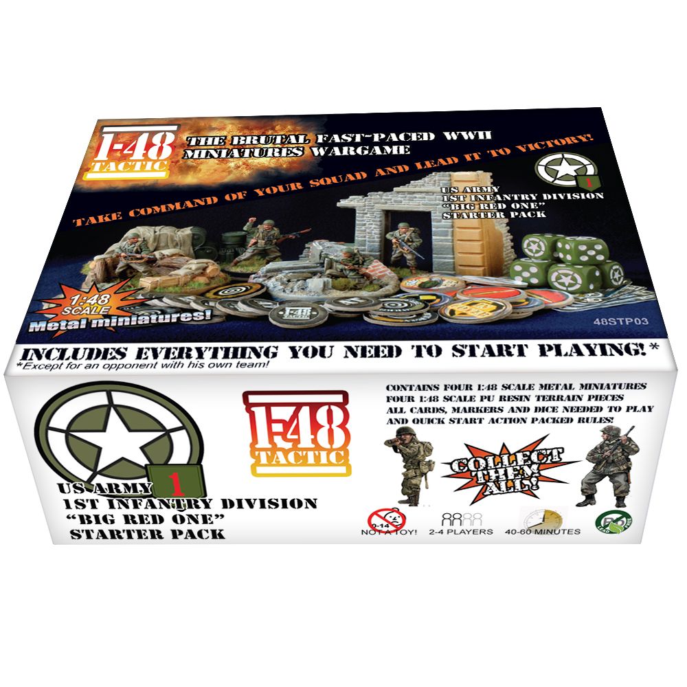 US Army 1st Infantry Division ("Big Red One") Starter Set. 48STP03R ...