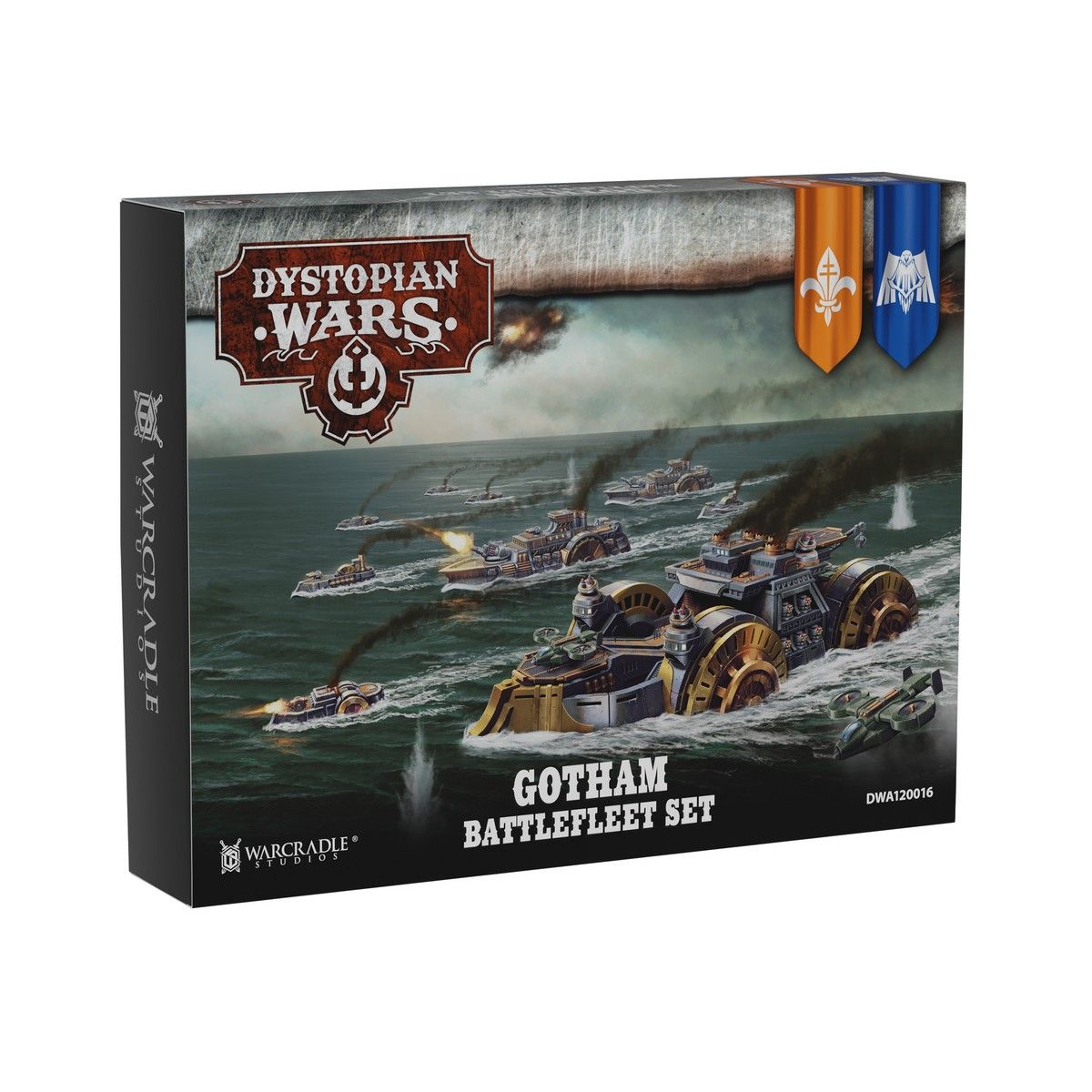 Dystopian Wars: Gotham Battlefleet Set DWA120016 | Occam Distribution