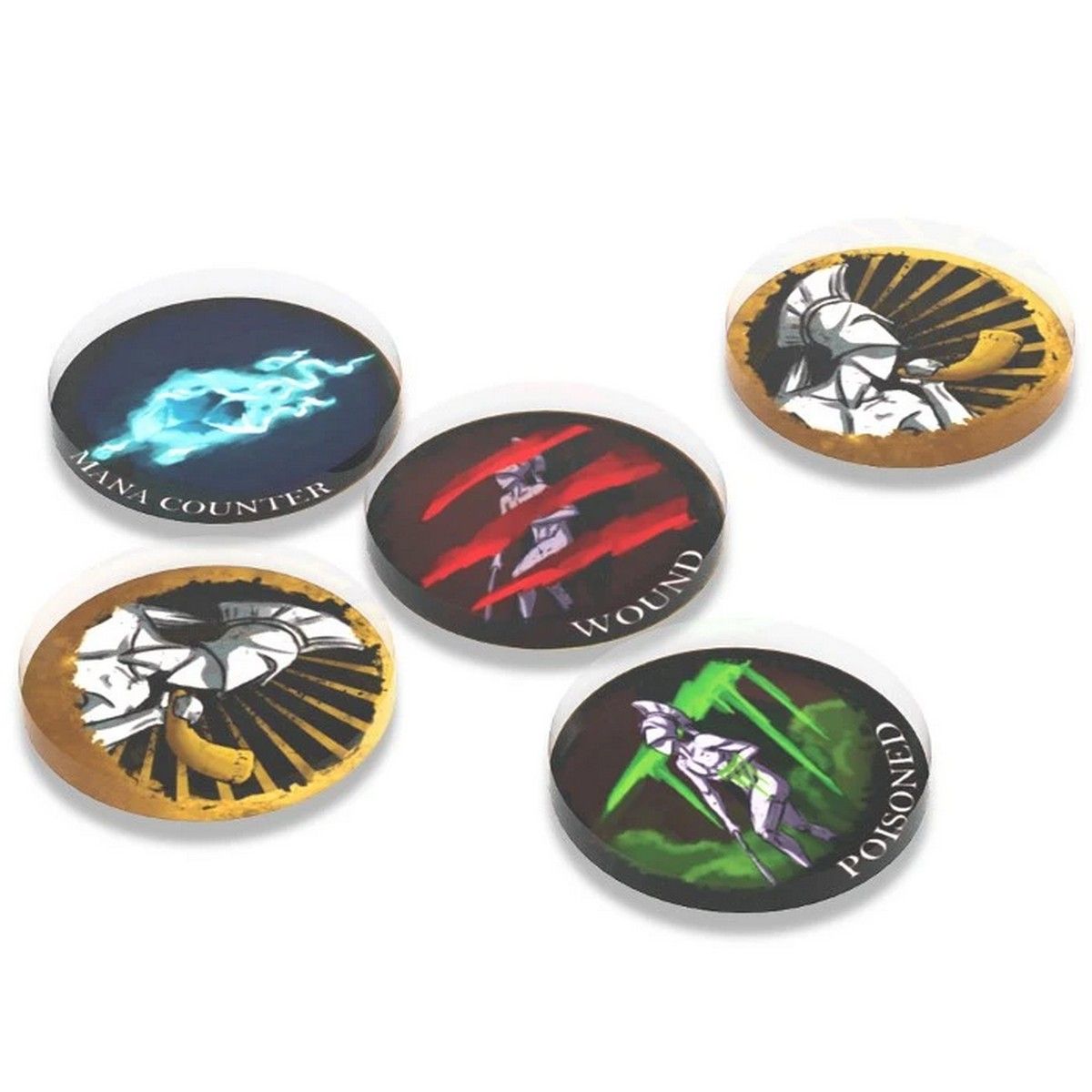 Eldfall Chronicles: Northern Wind - Acrylic Token Set Free Company ...