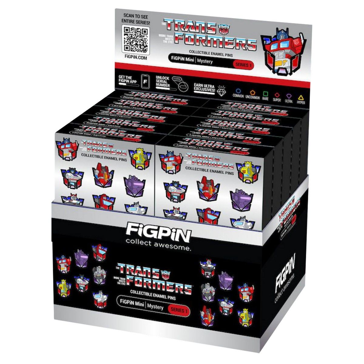 Transformers: 40th Anniversary (Series 1) - FiGPiN: Mystery Minis - Bo ...