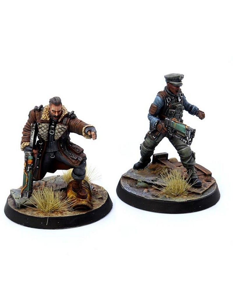 Wasteland Warfare Brotherhood of Steel Elder Maxon Captain Kells ...