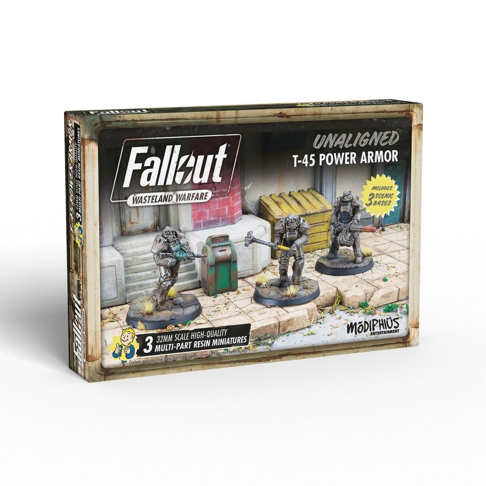 Fallout: Wasteland Warfare - Unaligned: T 45 Power Armor | Occam ...