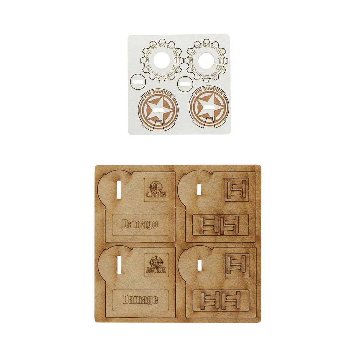 Bolt Action MDF Vehicle Pin Markers- USA Warlord Games 408800011 ...